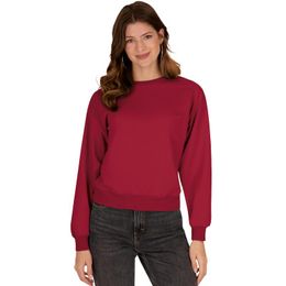 TRIGEMA Sweatshirt »Dünnes Sweatshirt« rubin L L Leichte Sweat-Qualität