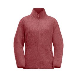 Jack Wolfskin Fleecejacke »HIGH CURL JACKET W« red-coral S (36) S (36) Warme Sherpa Fleecejacke