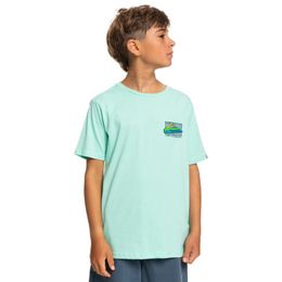 Quiksilver T-Shirt »Retro Fade« Beach Glass 14 14 Stoff: Baumwoll-Jersey-Stoff [160 g/m2]