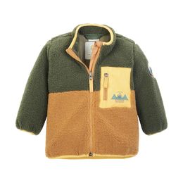 FIRST INSTINCT BY Killtec Fleecejacke &raquo;FIOW 3 MNS FLC JCKT&laquo; braun 122/128 122/128 Kleinkinder Sherps Fleecejacke