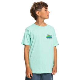 Quiksilver T-Shirt »Retro Fade« Beach Glass 14 14 Stoff: Baumwoll-Jersey-Stoff [160 g/m2]