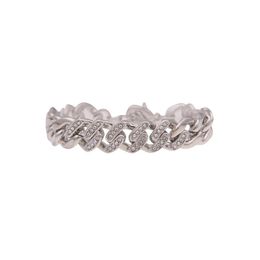 Leslii Damen Leslii Armband &raquo;Statement Armband, 260119353, 260219353&laquo; mit Zirkonia (synth.) wei&szlig;