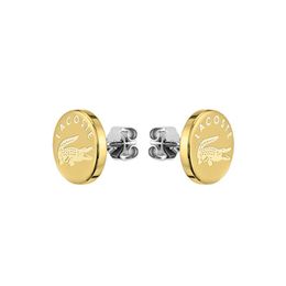 Lacoste Paar Ohrstecker »Schmuck Edelstahl Ohrrschmuck Ohrringe SNEAK« gelbgoldfarben 11 mm Moderne Ohrringe der Marke Lacoste
