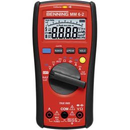 BENNING MM 6-2 Hand-Multimeter digital CAT III 1000 V, CAT IV 600 V Anzeige (Counts): 6000