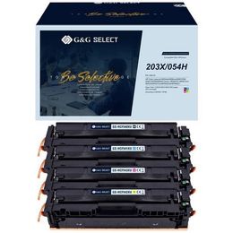 G&G G&G Toner ersetzt HP 203X Kompatibel Kombi-Pack Schwarz, Cyan, Magenta, Gelb GS-H203X-4P