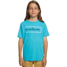 Quiksilver T-Shirt &raquo;Rain Check&laquo; River Blue 16 16 Stoff: Baumwoll-Jersey-Stoff [160 g/m2]