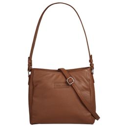 Bruno Banani Shopper echt Leder braun