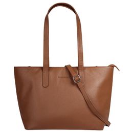 Bruno Banani Shopper echt Leder braun