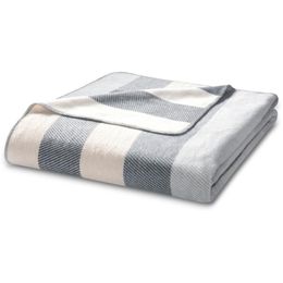 Biederlack Wohndecke »Interlocked« aus Recycling-Garnen hergestellt Interlocked grey Obermaterial: 55% Polyester, 42% Baumwolle, 3% sonstige Fasern...