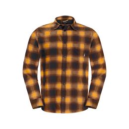 Jack Wolfskin Flanellhemd »WANDERWEG SHIRT M« mustard XXXL (60) - Normalgrößen Normalgrößen XXXL (60) Flanellhemd