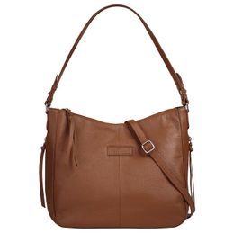 Bruno Banani Shopper echt Leder braun