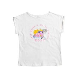 Roxy T-Shirt »Trouble For Me A« weiß 12(148-156cm) 12(148-156cm) Umweltfreundliches Material: Mittelschwerer...