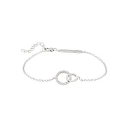 UNIKE JEWELLERY Armkette »CLASSY&CHIC TOGETHER CIRCLES KREISE RUND, UK.PU.1204.0041« mit Zirkonia (synth.) silberfarben-kristallweiß + kristallweiß...