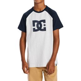 DC Shoes T-Shirt »DC Star« Snow Heather/Navy Blazer 8(125-130cm) 8(125-130cm) Stoff: BaumwollStoff [200 g/m2]