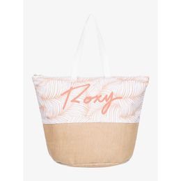Roxy Strandtasche »Waikiki Life 30 L« Toast S Palm Tree Einheitsgröße Einheitsgröße Stoff: Stroh und bedruckter...