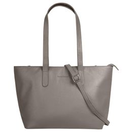 Bruno Banani Shopper echt Leder grau