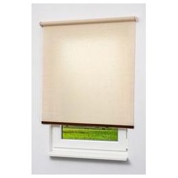 Lysel Outlet - Basisrollo Holzdekor Beige (B x H) 90cm x 190cm