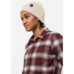 Jack Wolfskin Beanie »SCHWANSEE BEANIE W« panna-cotta onesize onesize Rippstrickmütze