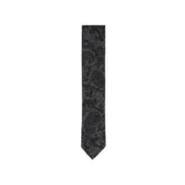 Seidensticker Krawatte &raquo;Slim&laquo; Schmal (5cm) Paisley schwarz Passform: Schmal (5cm)