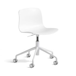 Hay - About A Chair AAC 50 mit Gaslift, Aluminium weiß / white 2.0