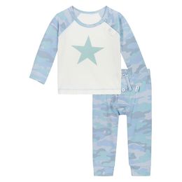 Claesens Pyjama in Hellblau - 64% | Größe 68/74 | Baby-waesche