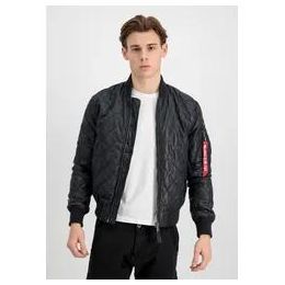 Bomberjacke Alpha Industries "Alpha Industries Men - Bomber Jackets MA-1 DQ Jacket" Gr. 2 XL, schwarz Herren Jacken