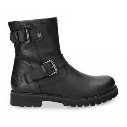 Winterboots Panama Jack Gr. 40, schwarz Damen Schuhe Stiefelette, Warmfutter, mit Logoprägung an der Ferse