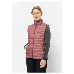 Daunenweste Jack Wolfskin "PILVI DOWN VEST W" Gr. S (36), rot (mineral, rot) Damen Westen