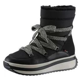 Winterboots Rieker EVOLUTION Gr. 42, schwarz Damen Schuhe Snowboots, Wintertiefel mit wasserabseisender R-TEX-Membran