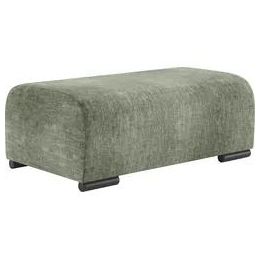 Hockerbank MR. COUCH "Sundance", grün (dolce 11 grün), B:123cm H:48cm T:73cm, Dolce (100% Polyester), Hocker, Polsterhocker, mit komfortablem Boxpring-Taschenfederkern, passend zu der Garnitur