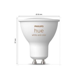 PHILIPS Hue White&Color Ambiance GU10 4,2W 3er-Set