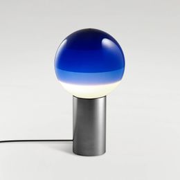 Marset Dipping Light S Tischlampe blau/grafit