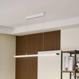 Prios Zyair LED-Büro-Hängeleuchte weiß DALI