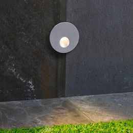 ARCCHIO Vexi LED-Einbaulampe CCT silber Ø 7,5 cm