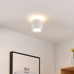 ARCCHIO Deckenlampe Walisa, Ø 10 cm, weiß, Alu, Diffusor