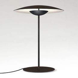 Marset Ginger M LED-Tischleuchte Ø42cm wenge/weiß