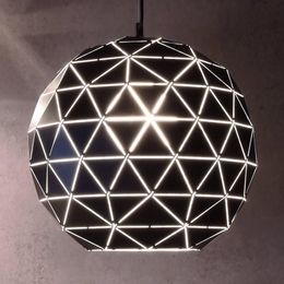 Deko-Light Pendelleuchte Asterope, Ø 40cm rund, schwarz