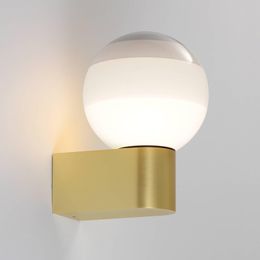 Marset Dipping Light A1 LED-Wandlampe, weiß/gold