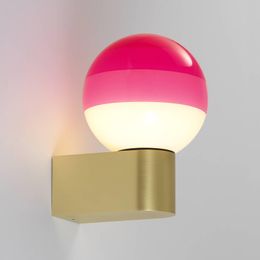 Marset Dipping Light A1 LED-Wandlampe, rosa/gold