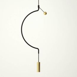 Axo Light Axolight Liaison P1 Pendellampe schwarz/gold 32cm