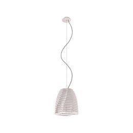 ECO-Light Pendelleuchte Twist, Buche, weiß, 150 cm