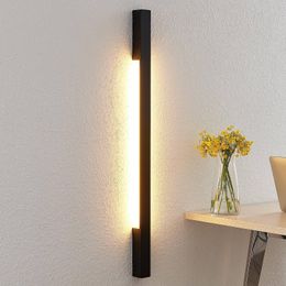 ARCCHIO Ivano LED-Wandleuchte, 91 cm, schwarz