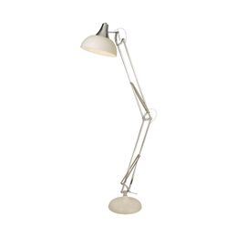 Searchlight Stehleuchte Goliath, creme, Metall, E27, 170 cm, verstellbar