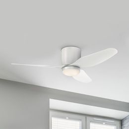 Westinghouse LED-Deckenventilator Carla, leise, 117 cm, weiß