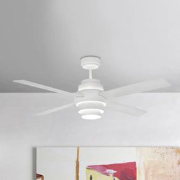 Faro Barcelona Effizienter Deckenventilator Disc mit LED