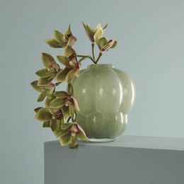 AYTM Vase Uva, Glas, grün, Ø 26 cm, Höhe 28 cm, mundgeblasen