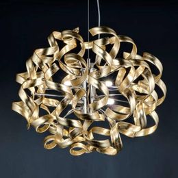 METALLUX Hängeleuchte Gold, 50 cm Ø