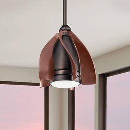 Kichler LED-Deckenventilator Terna bronze geölt/gebürstet