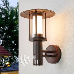 LINDBY Sensor-Außenwandleuchte Pavlos mit LED