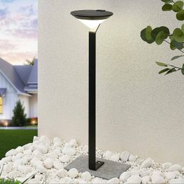 LINDBY Clamor LED-Solar-Wegelampe mit PIR-Sensor